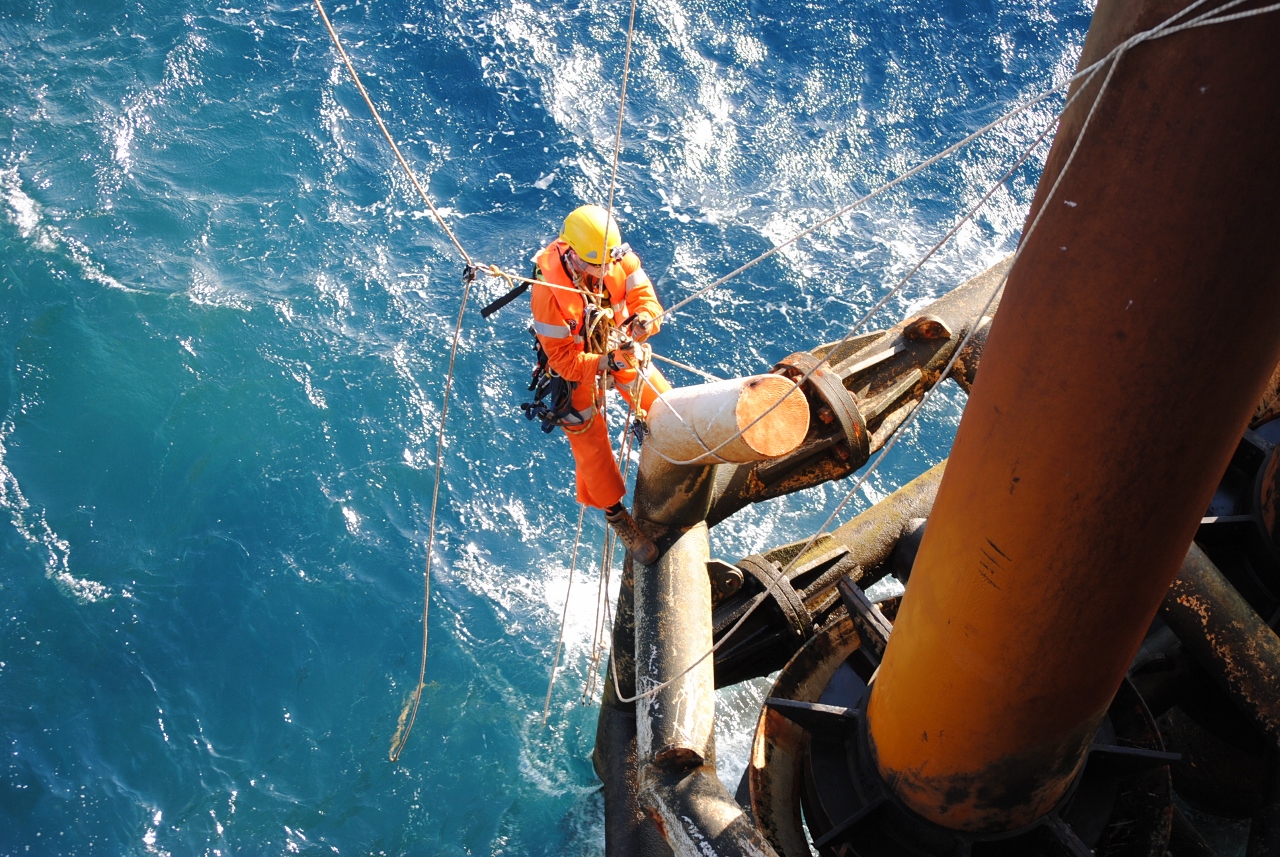 Close Visual Inspection of Wandoo B Platform