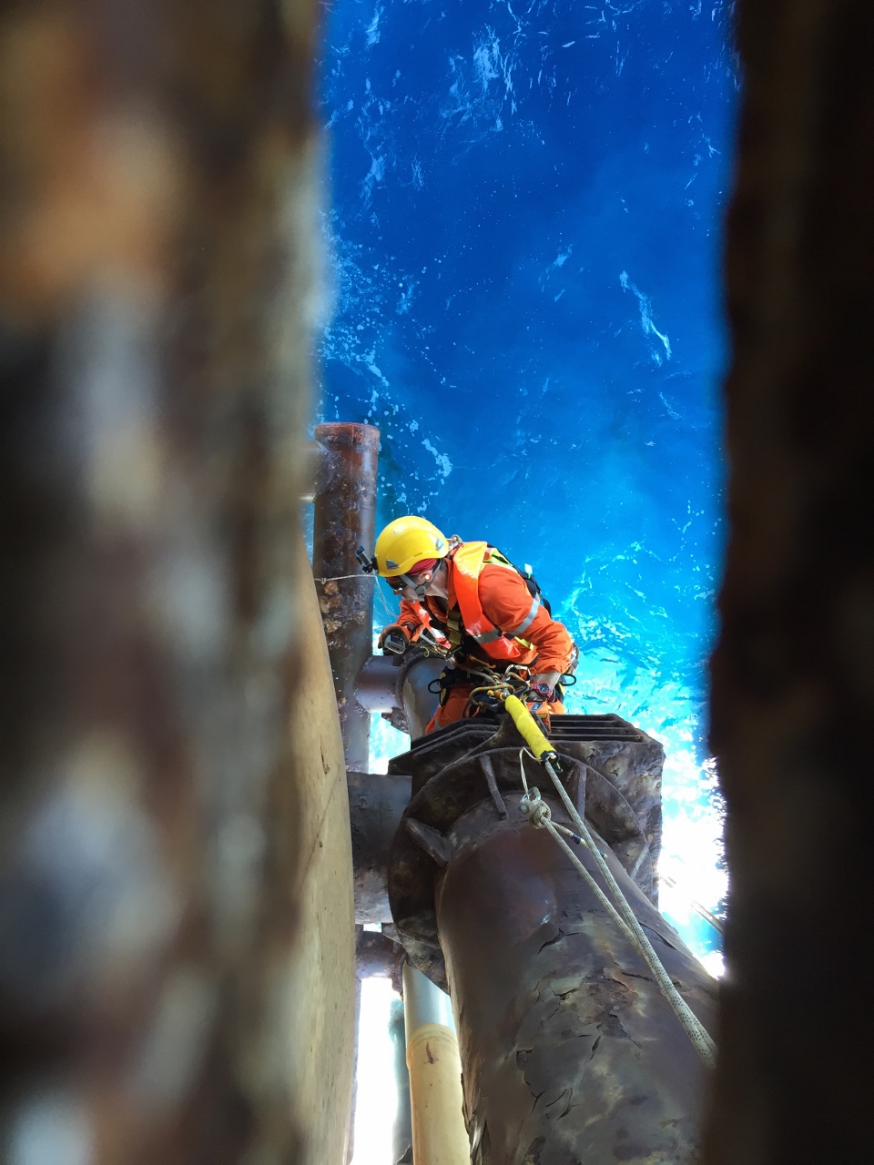 Close Visual Inspection of Wandoo B Platform